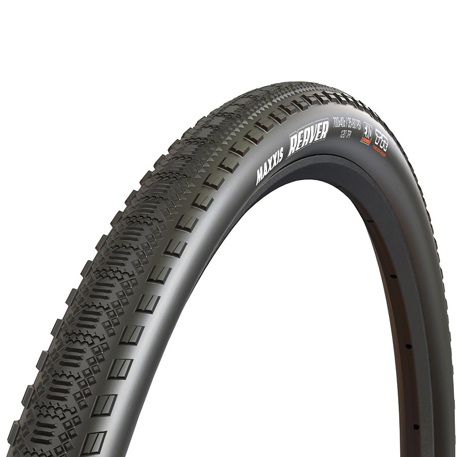 Maxxis Reaver Tire - 700 x 45 Tubeless Folding Black Dual EXO – Howler Bike Park