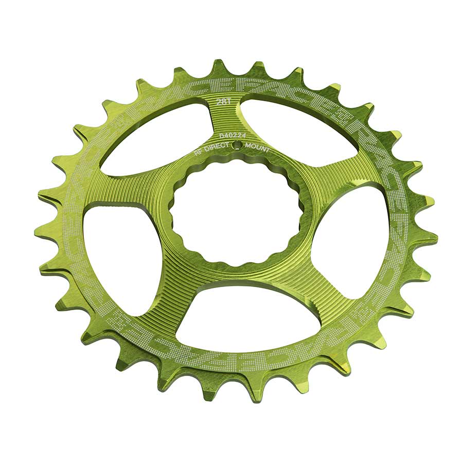 RaceFace Narrow Wide Chainring: Direct Mount CINCH 30t Green – Howler Bike Park