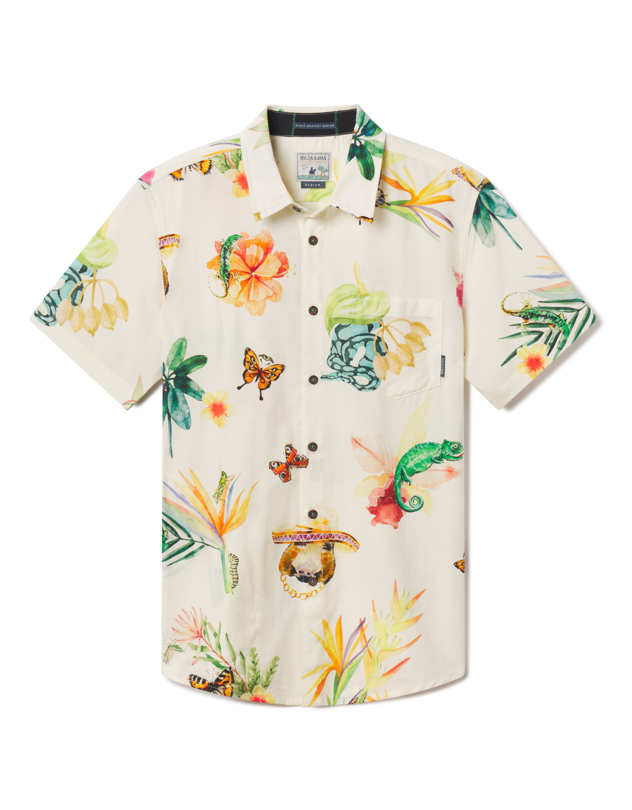 LAND BEFORE FLORAL - 7-SEAS™ BUTTON UP – Howler Bike Park