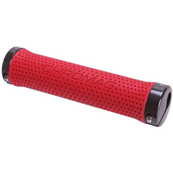 Chromag Basis Grips Red/Black – Howler Bike Park