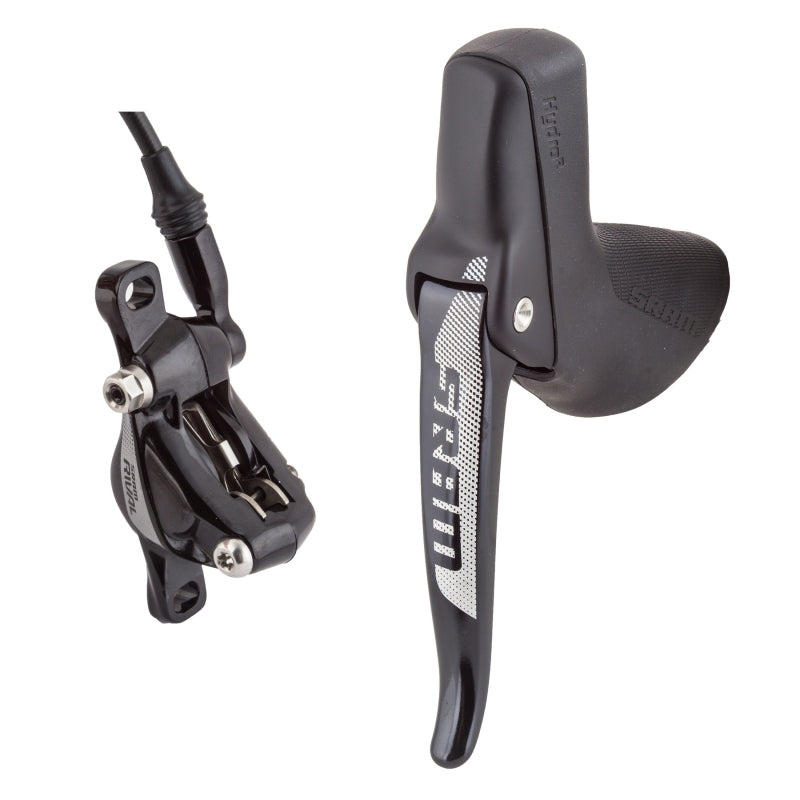 SRAM Rival 1 Disc Brake and Lever - Left/Front Hydraulic Post Mount Bl ...