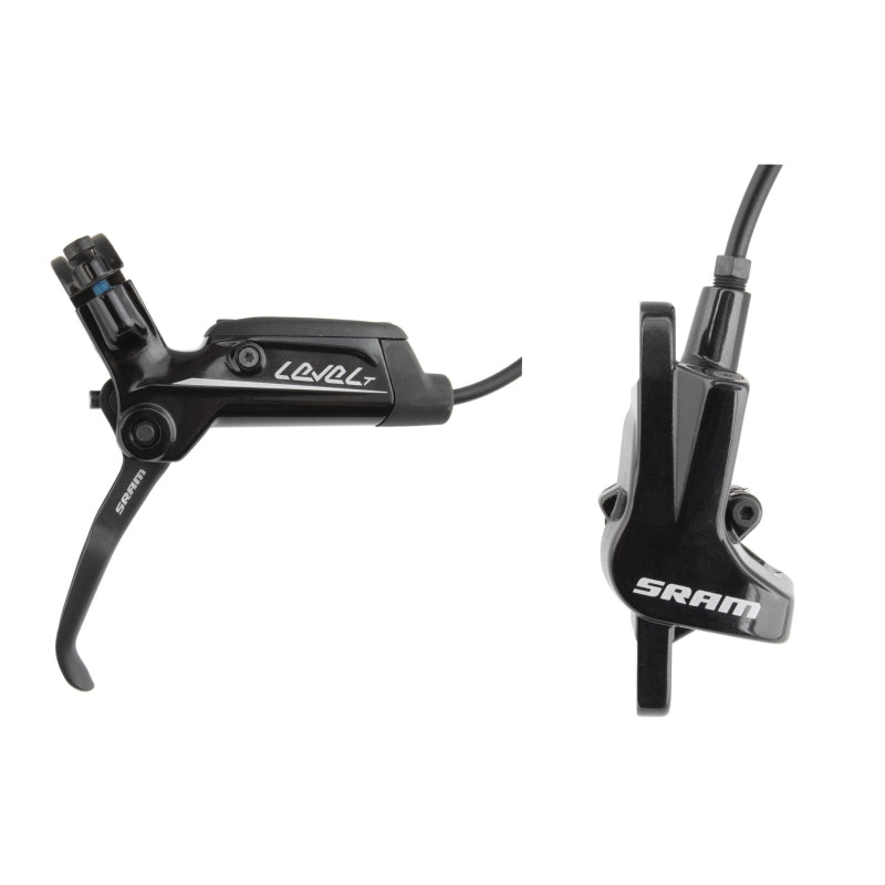 SRAM Level T Disc Brake and Lever - Front Hydraulic Post Mount Black A ...