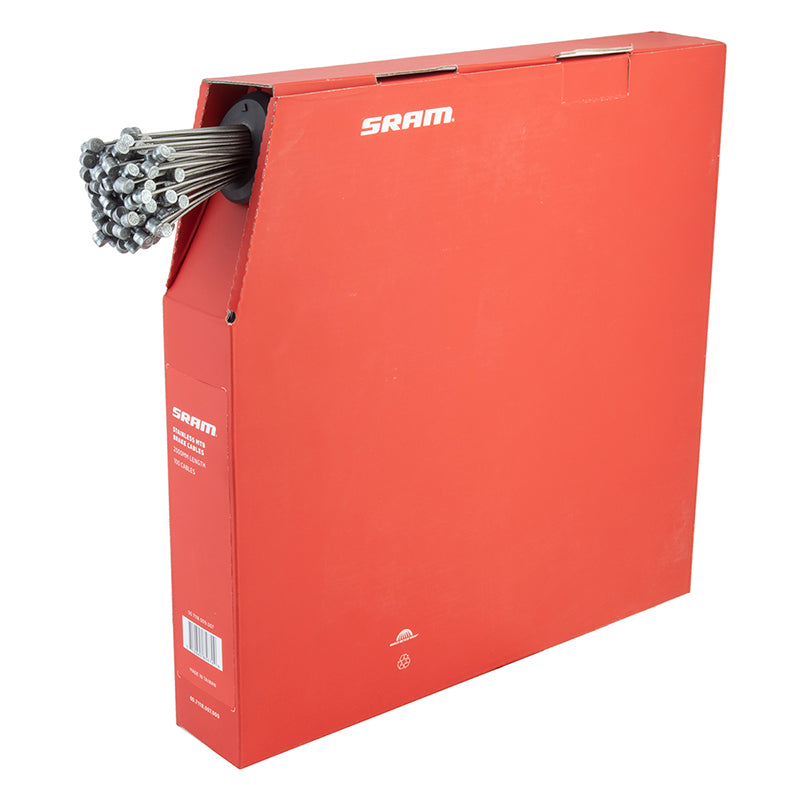 SRAM Stainless MTB Brake Cables Silver 2000mm 100/count – Howler Bike Park