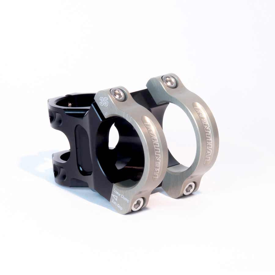 Renthal Apex 35 Stem - 50mm 35 Clamp +/-6 1 1/8" Aluminum Black/Gold ...