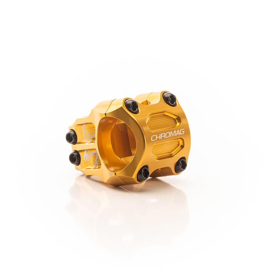 Chromag RIZA Stem (35) 0d x 32mm - Gold – Howler Bike Park
