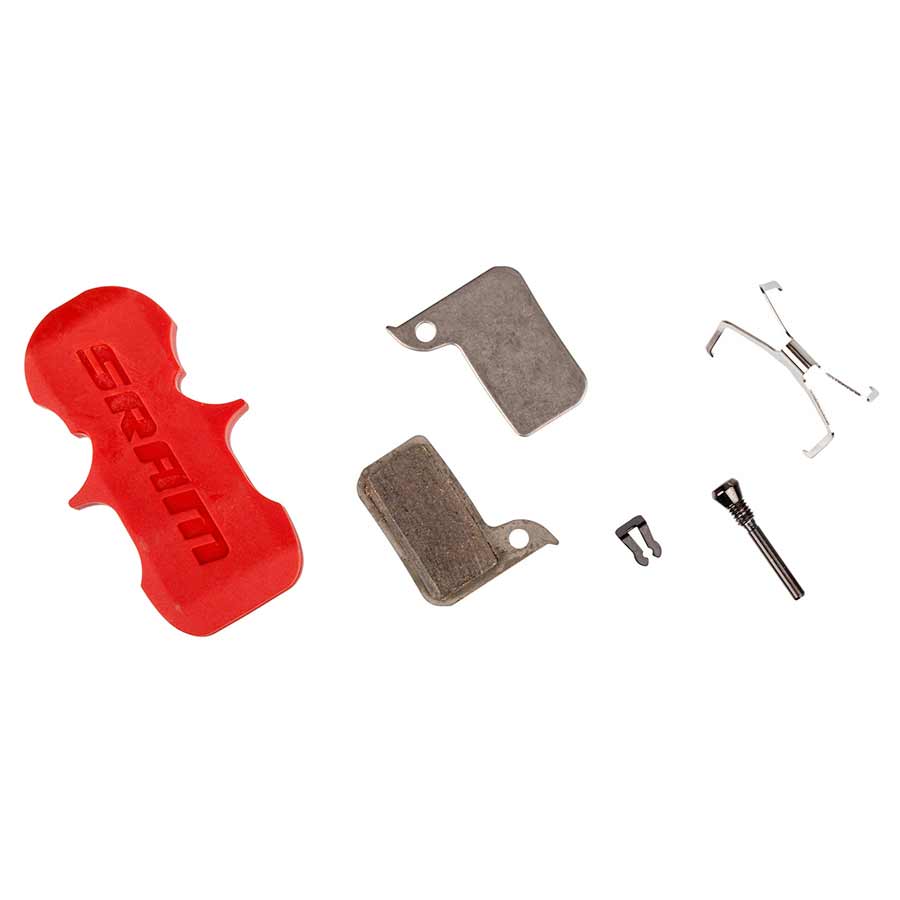 SRAM Disc Brake Pads - Organic Compound Steel Backed Quiet Monoblock S ...