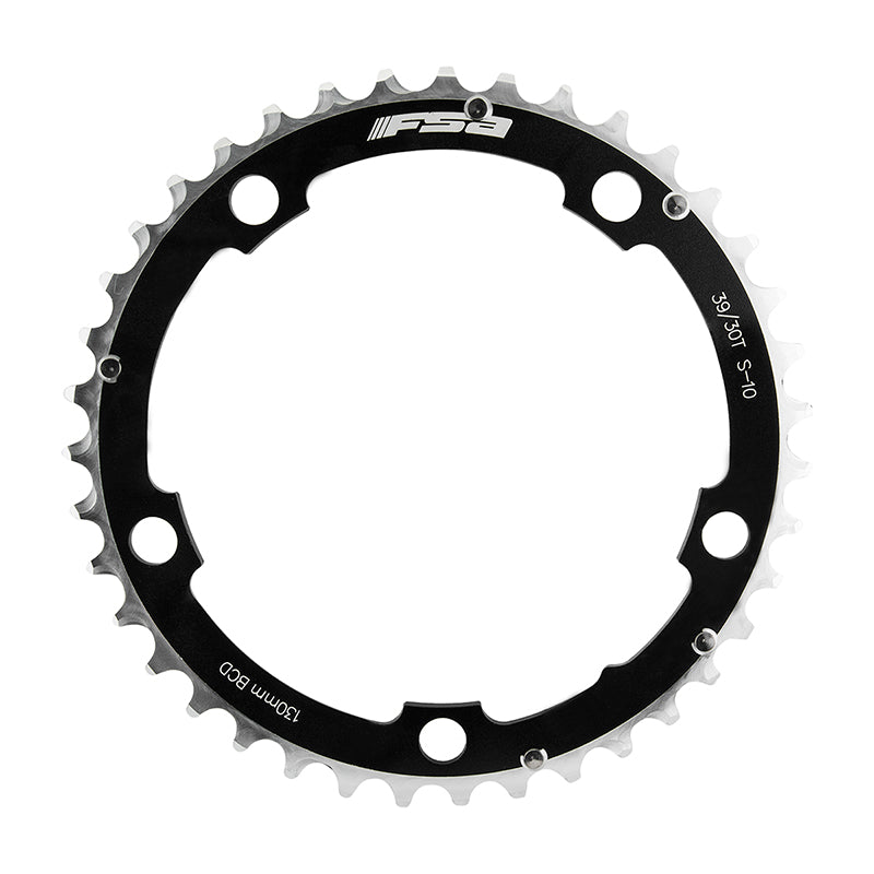 Full Speed Ahead Pro Road Triple Chainring - 39t 130 BCD Aluminum S-10 ...