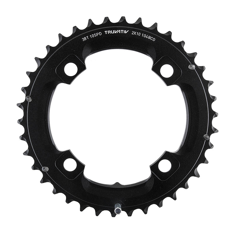 SRAM/Truvativ X0 X9 38T 104mm BCD 10 Speed GXP Chainring Long Over-shi ...
