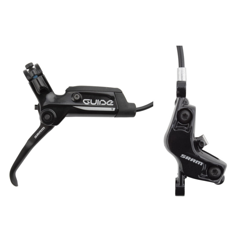 SRAM Guide T Disc Brake and Lever - Front Hydraulic Post Mount Black A ...