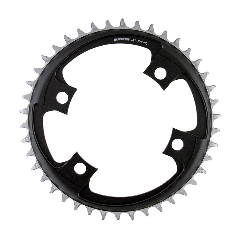 SRAM 42 Tooth 107mm BCD x 4-Bolt 1x12-Speed X-Sync Chainring Blast Bla – Howler Bike Park