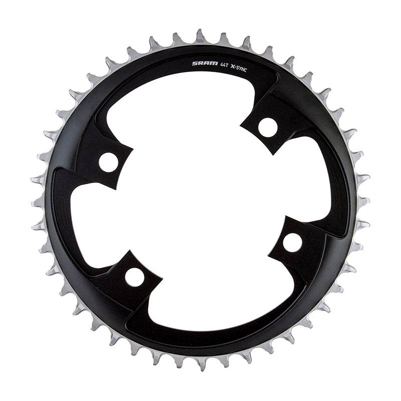 SRAM 44 Tooth 107mm BCD x 4-Bolt 1x12-Speed X-Sync Chainring Blast Bla – Howler Bike Park