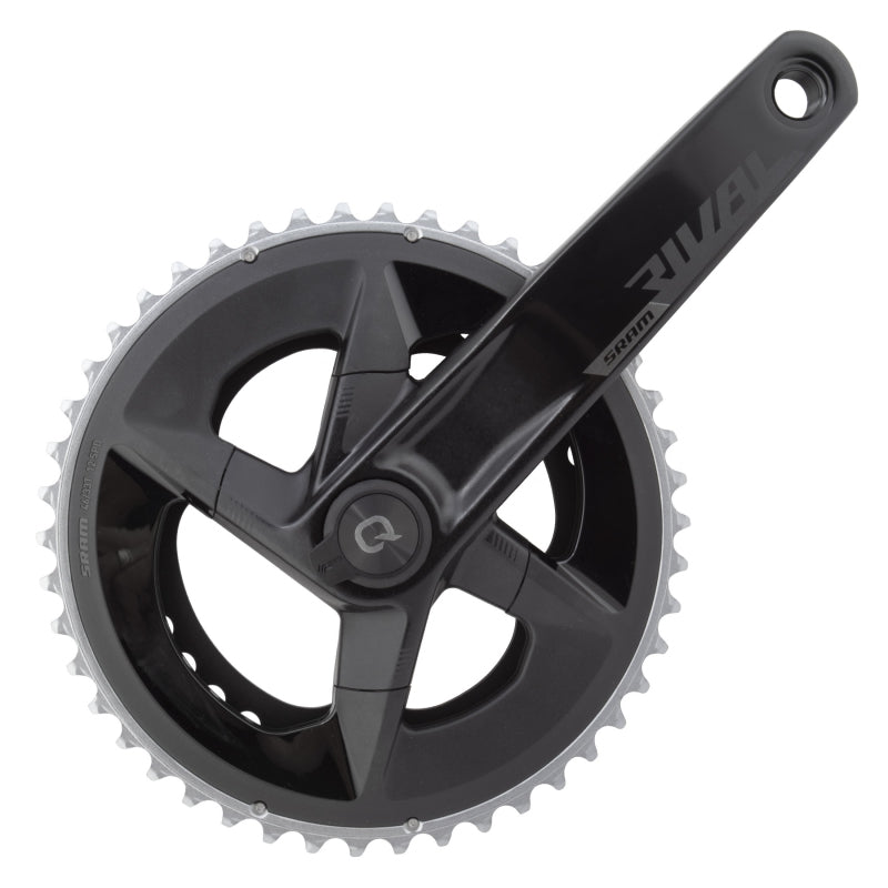 SRAM Rival AXS Crankset Quarq Power Meter - 172.5mm 12-Speed 46/33t Ya ...