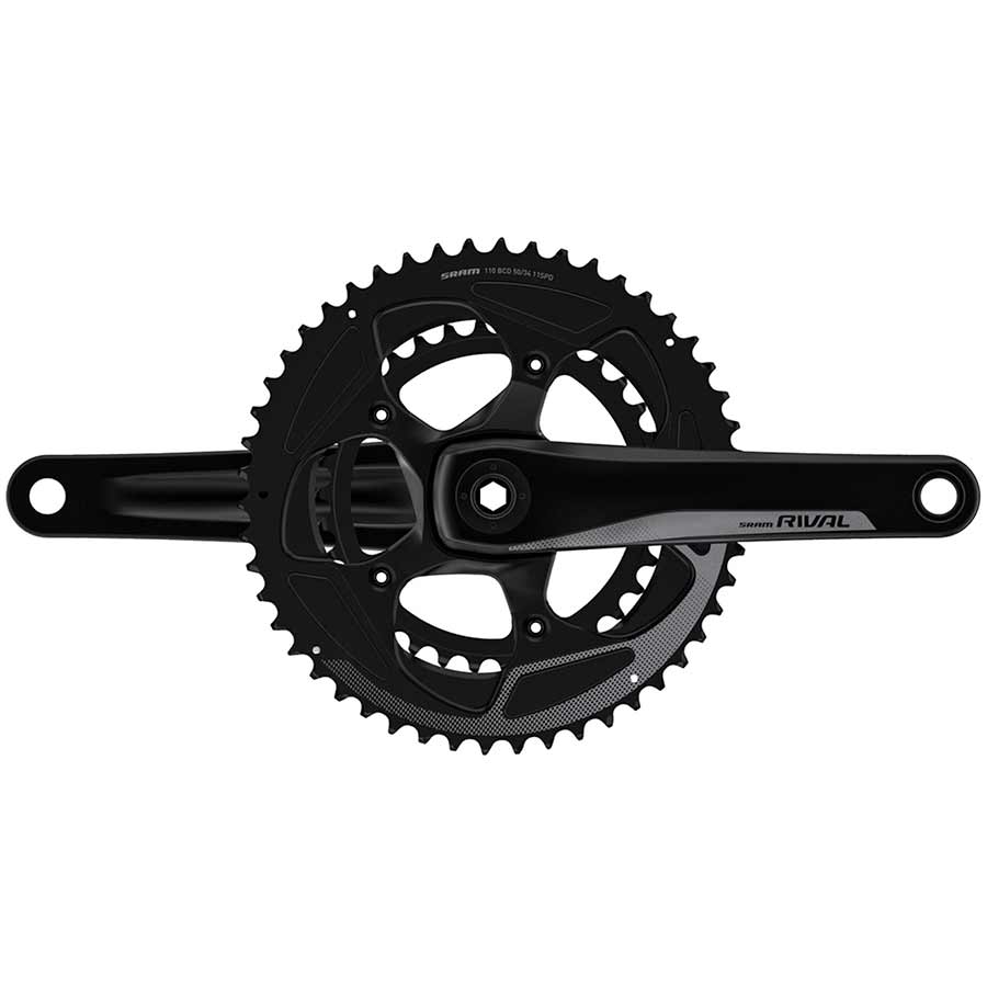 SRAM Rival 22 Crankset - 175mm 11-Speed 50/34t 110 BCD GXP Spindle Int ...