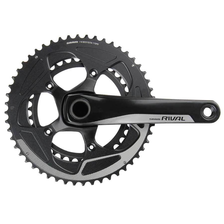 SRAM Rival 22 Crankset - 170mm 11-Speed 52/36t 110 BCD GXP Spindle Int ...
