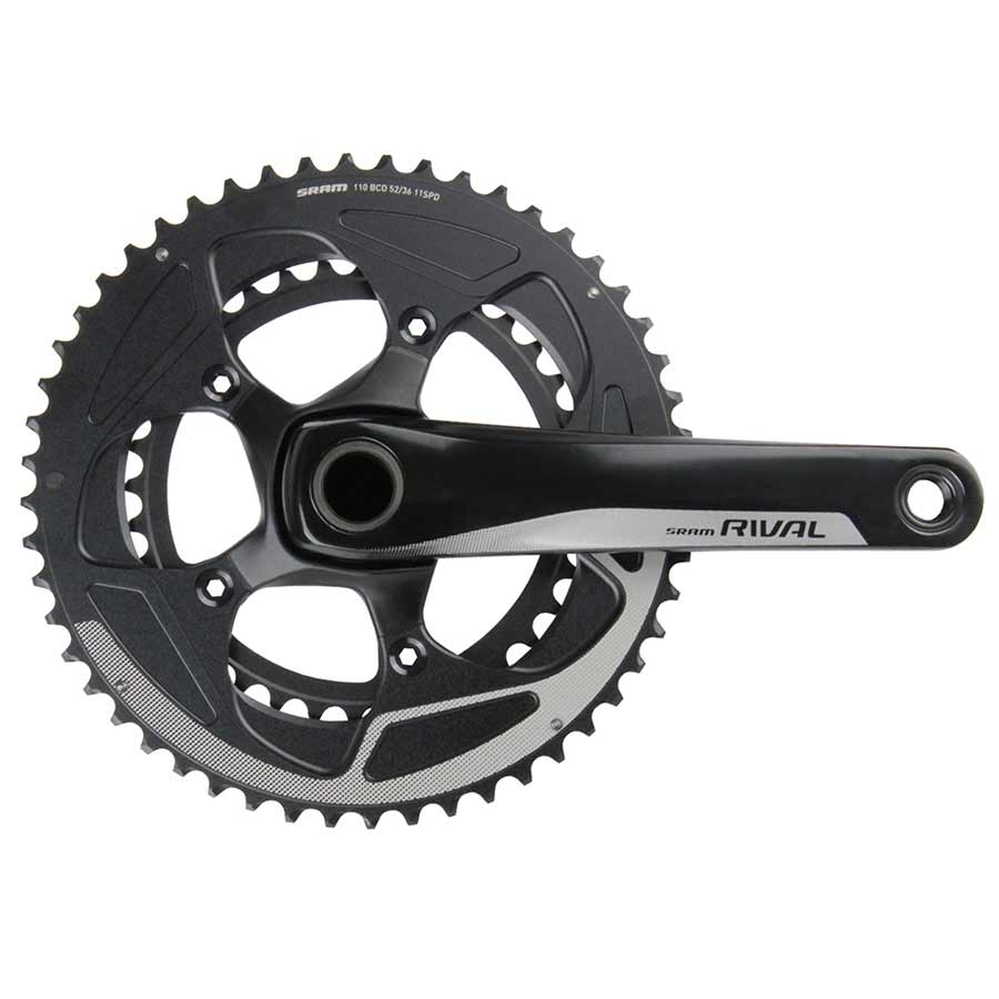SRAM Rival 22 Crankset - 175mm 11-Speed 52/36t 110 BCD GXP Spindle Int ...