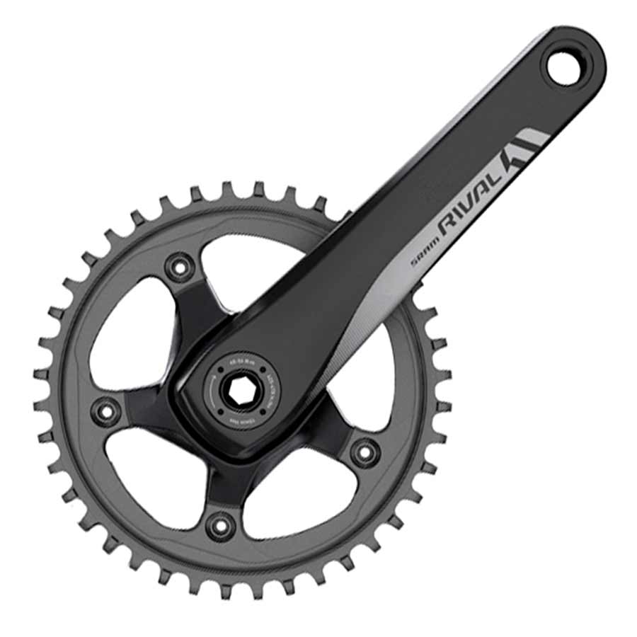 SRAM Rival 1 Crankset - 172.5mm 10/11-Speed 50t 110 BCD GXP Spindle In ...