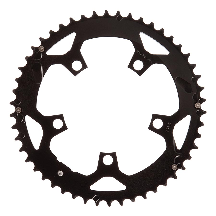 Full Speed Ahead Pro Road Chainring - 50t 110 BCD Aluminum N11 Black ...