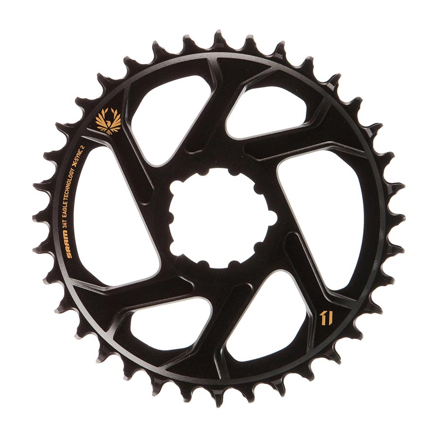 SRAM X-Sync 2 Eagle Direct Mount Chainring 36T Boost 3mm Offset Gold L – Howler Bike Park