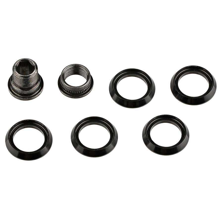 SRAM Force 1/ CX1 Chainring Spacer Bolt Set Five Spacers Hidden Nut/Bo ...