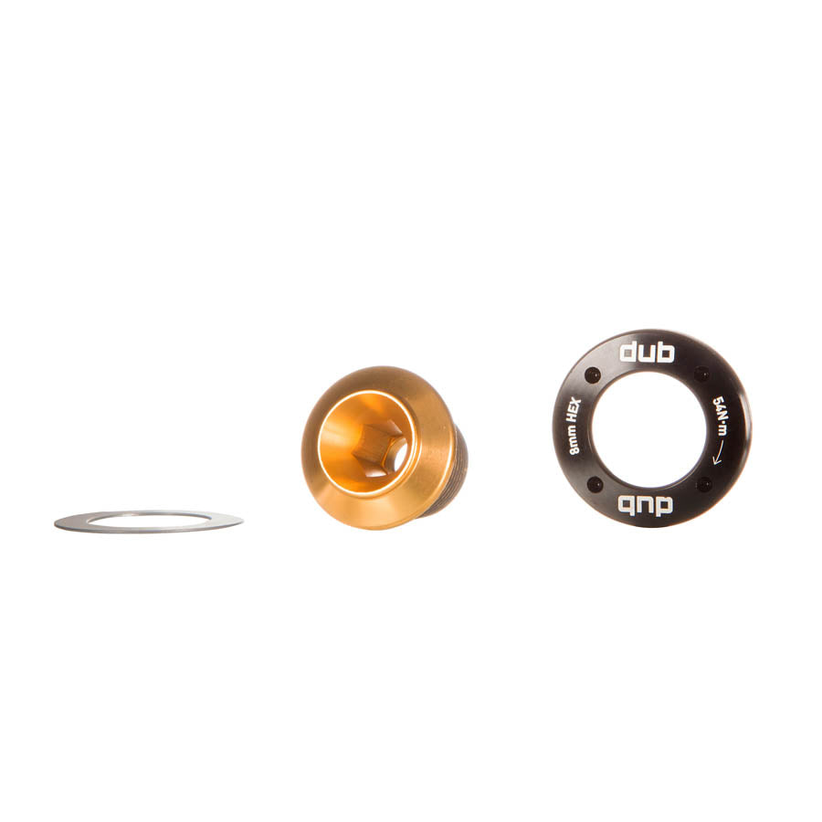 SRAM/ Truvativ DUB M18 Crank Bolt and M30 Self-Extracting Cap Gold ...