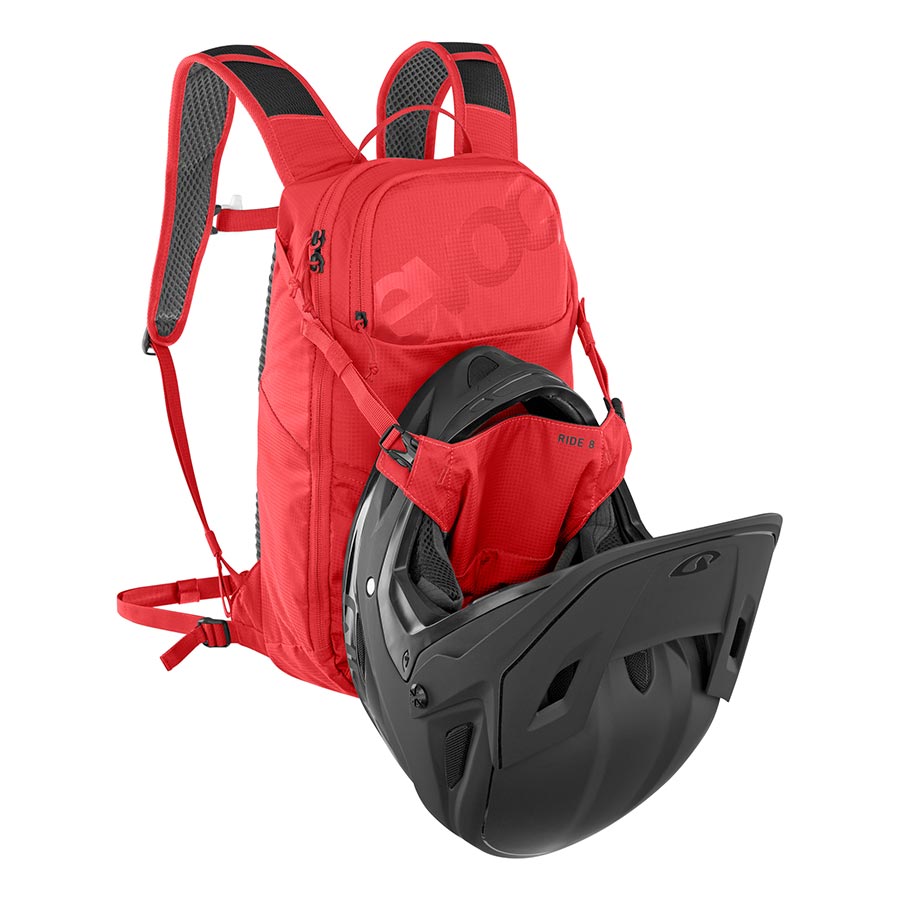 EVOC Ride 8 Hydration Bag Volume: 8L Bladder: Included (2L) True Red ...