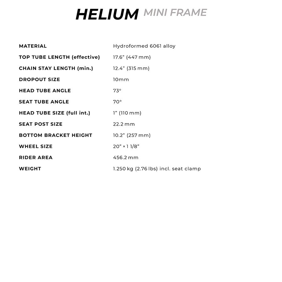 Radio Raceline Helium Mini Metallic gremlin green 17.6 – Howler Bike Park