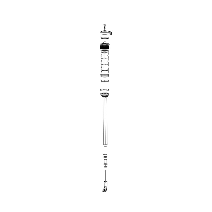 RockShox Fork Damper Assembly - Crown RL 80-120mm Recon Silver RL B1 ...