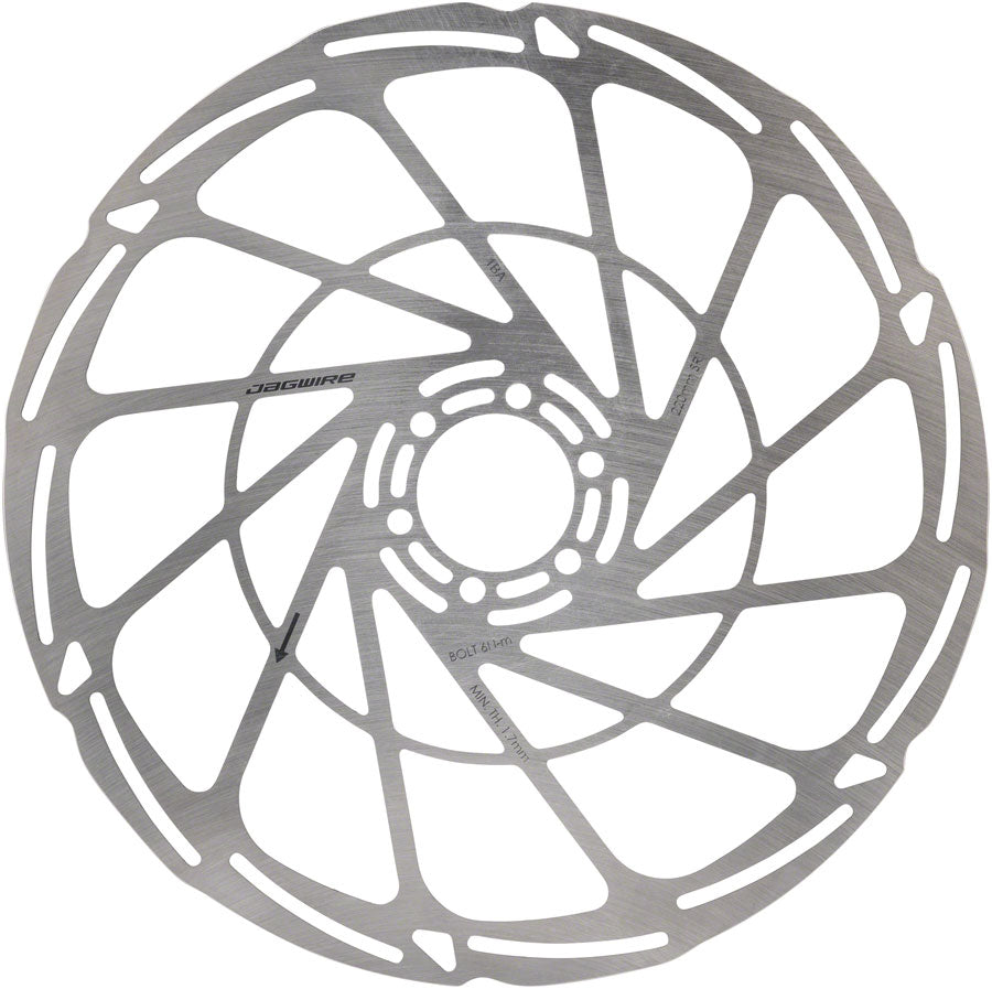 Jagwire Sport SR1 Disc Brake Rotor - 220mm 6-Bolt Silver – Howler Bike Park