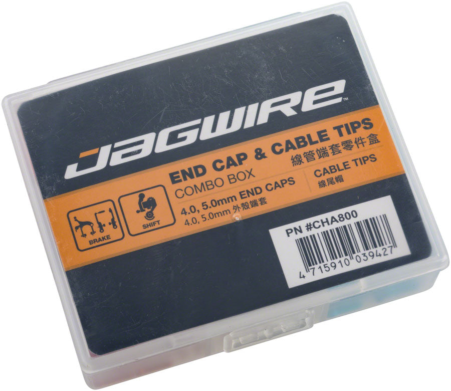 Jagwire Housing End Cap Combo Kit Red / Silver / Blue Alloy – Howler ...