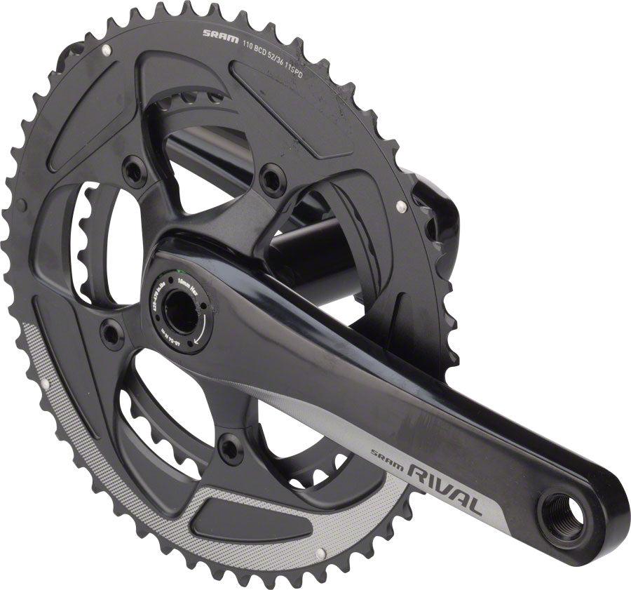 SRAM Rival 22 Crankset - 170mm 11-Speed 52/36t 110 BCD BB30/PF30 Spind ...