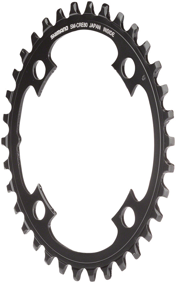 Shimano STEPS SM-CRE80 eBike Chainring - 34t 10/11-Speed For FC-E8000 ...