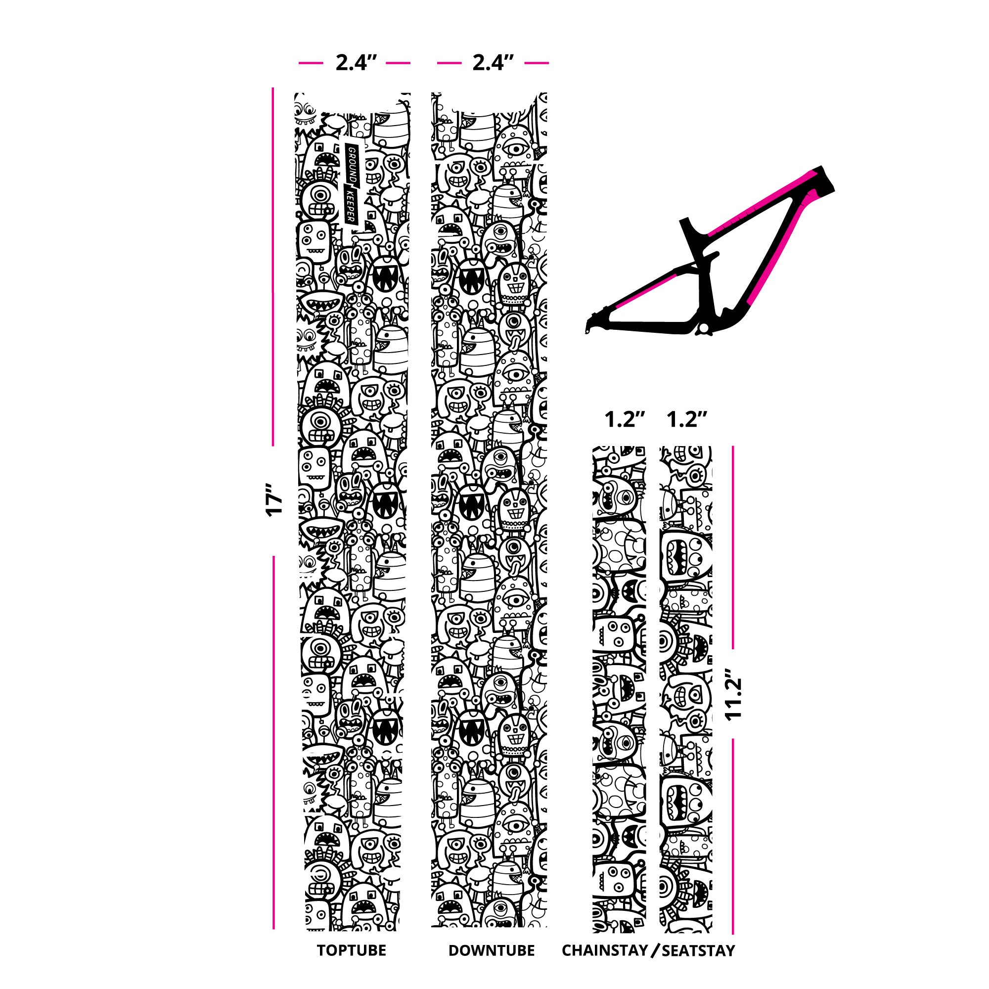 Kids' Monsters Frame Keeper – Howler Bike Park