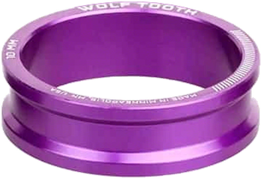Wolf Tooth Precision Headset Stack Spacer - 10mm Ultraviolet Purple 1 ...