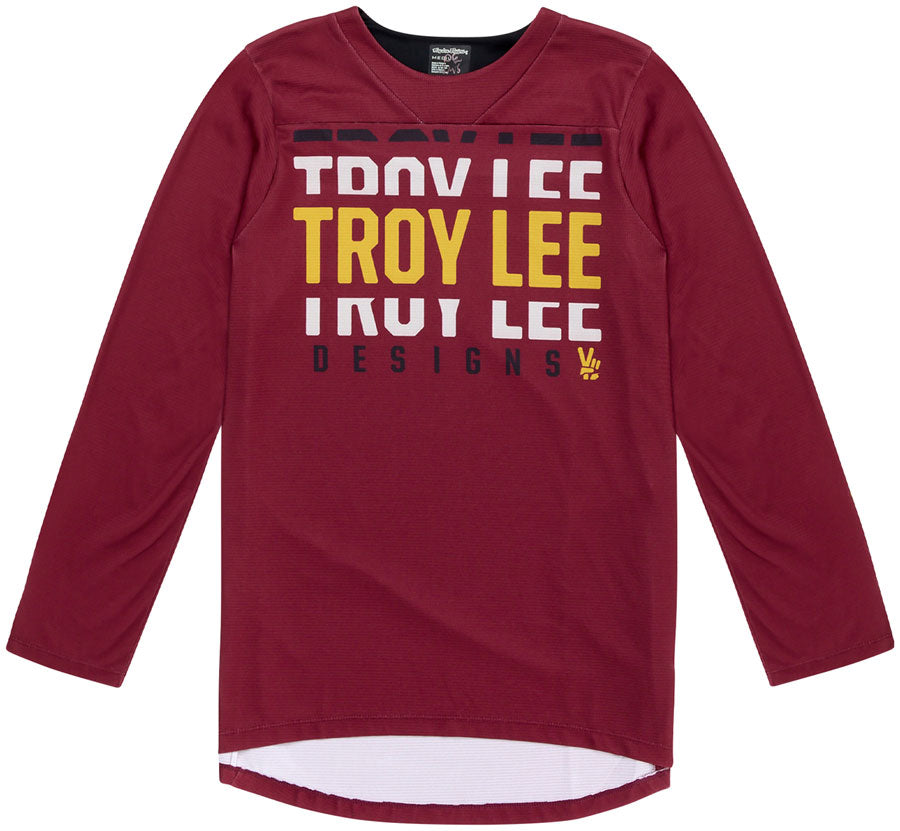 Troy Lee Designs Ruckus 3/4 Jersey – Spun Oxblood Large – Howler Bike Park
