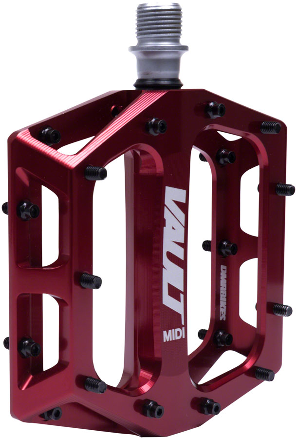 DMR Vault MIDI Pedals - Platform Aluminum 9/16" Deep Red – Howler Bike Park