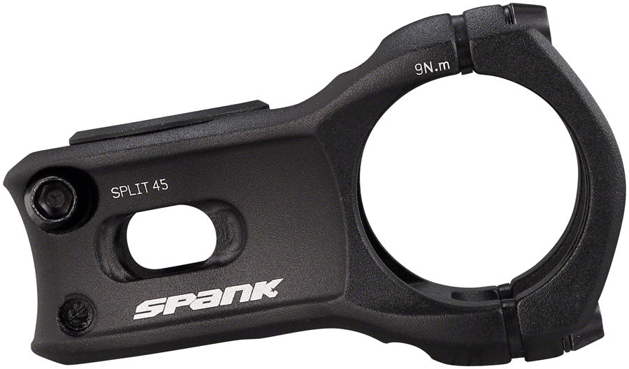 Spank Split 35 Stem - 45mm 35 Clamp +/-0 1 1/8" Aluminum Black – Howler ...