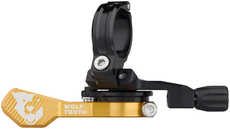 Wolf Tooth ReMote Pro Dropper Post Lever - 22.2mm Clamp Gold – Howler ...
