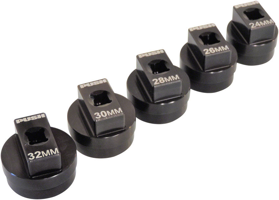 PUSH Industries Chamferless 3/8" Drive Socket Set - 24/26/28/30/32mm ...