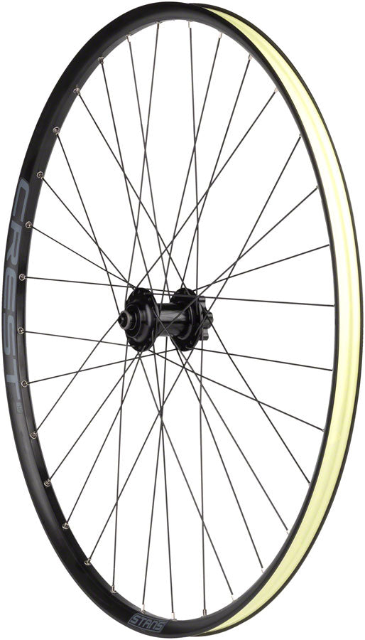 Stans Crest S2 Front Wheel - 29" QR x 100mm 6-Bolt Black – Howler Bike Park