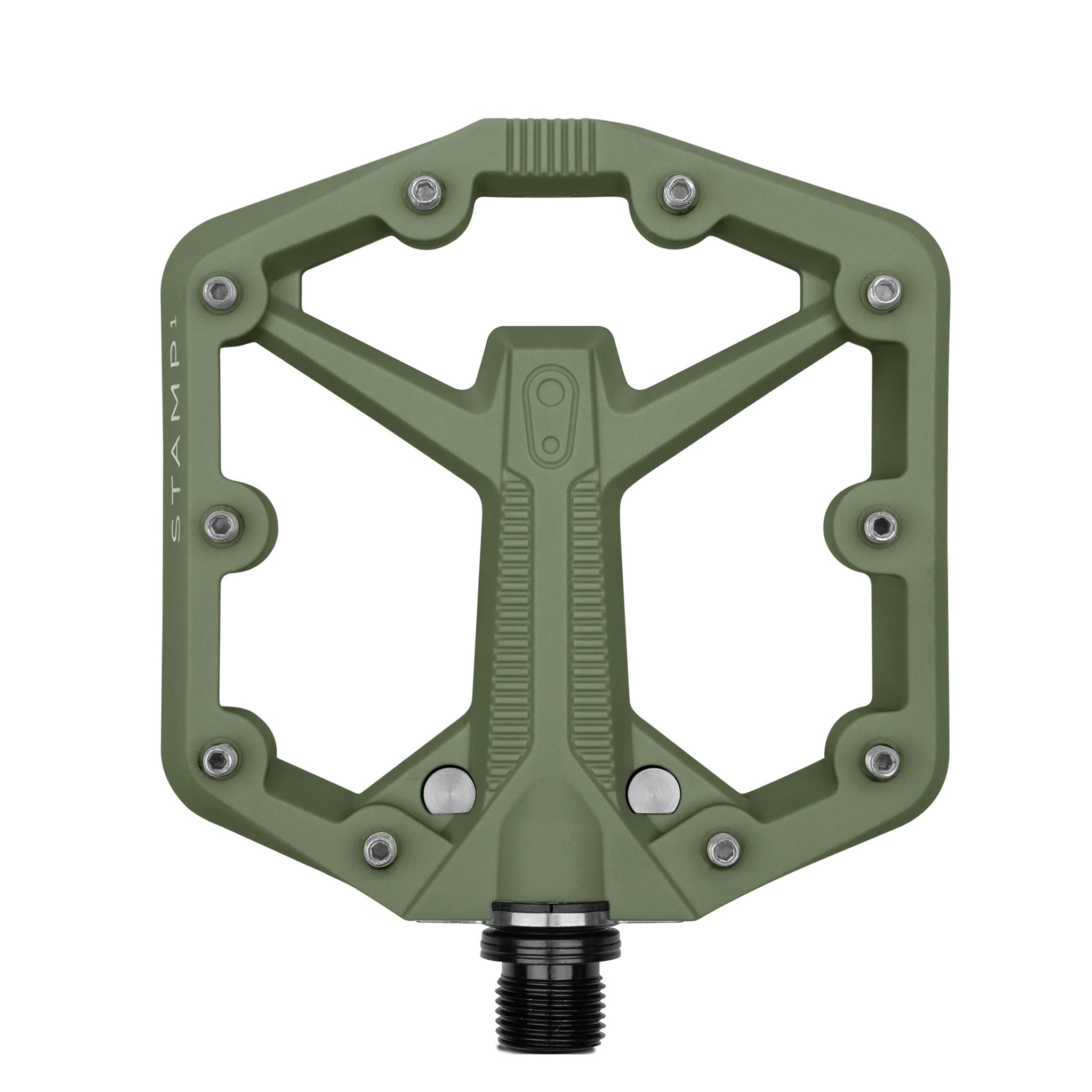 Crankbrothers Stamp 1 Gen 2 Pedals - Platform Composite 9/16" Green Sm ...