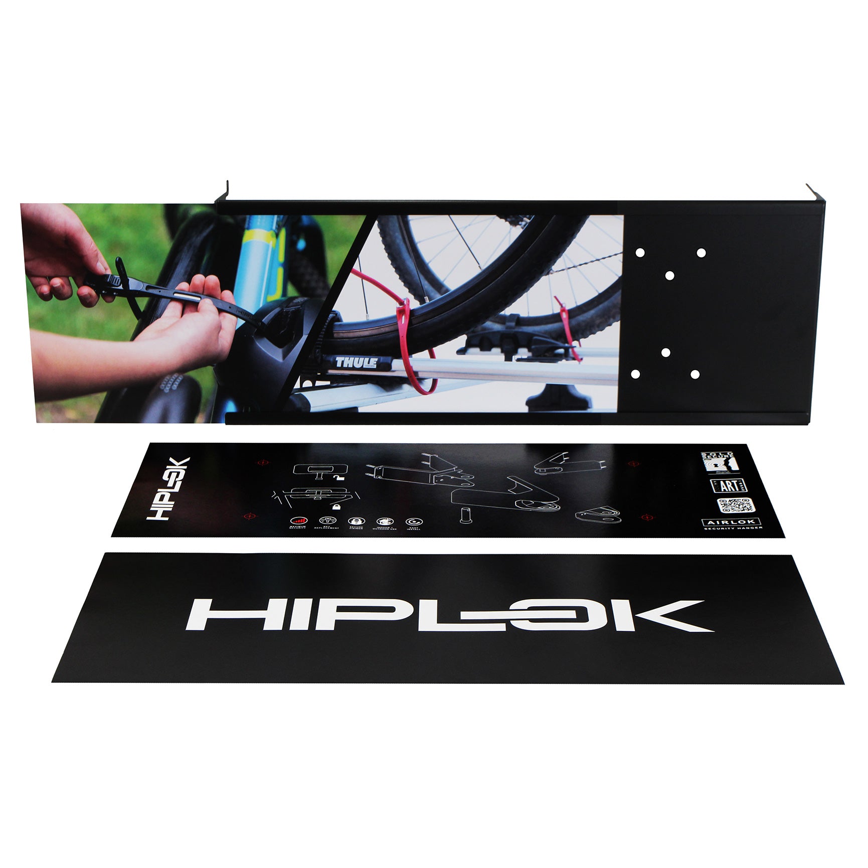 Hiplok D1000 U-Lock Header & Hanger w/Logo Display – Howler Bike Park