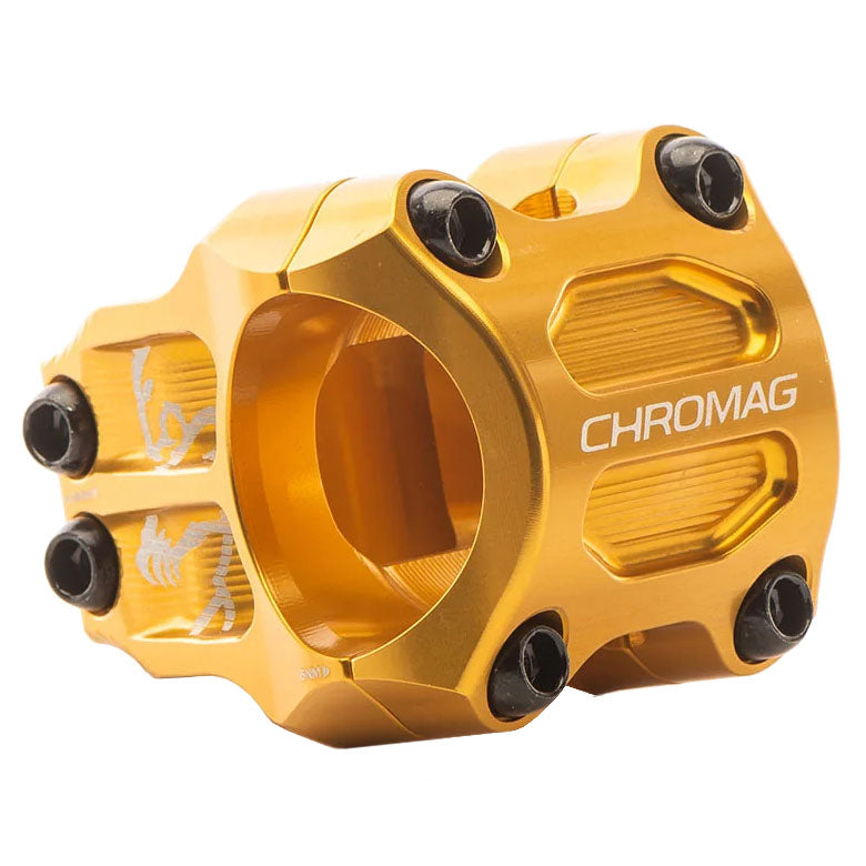 Chromag RIZA Stem (35) 0d x 38mm - Gold – Howler Bike Park