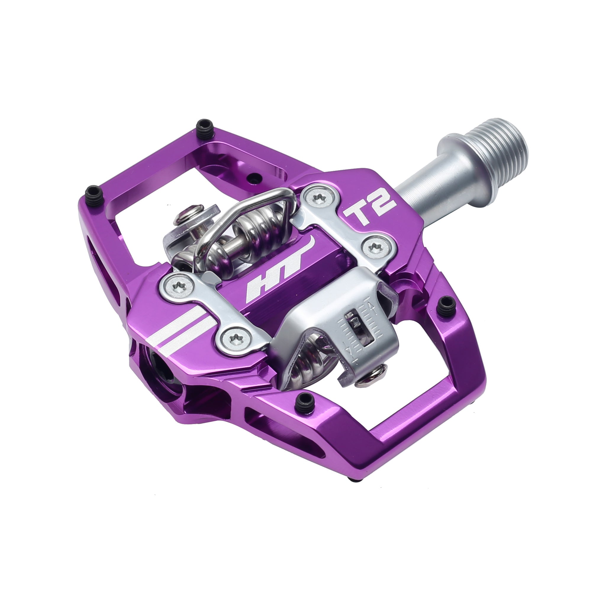 HT Components T2 Pedals - Dual Sided Clipless Platform Aluminum 9/16 ...