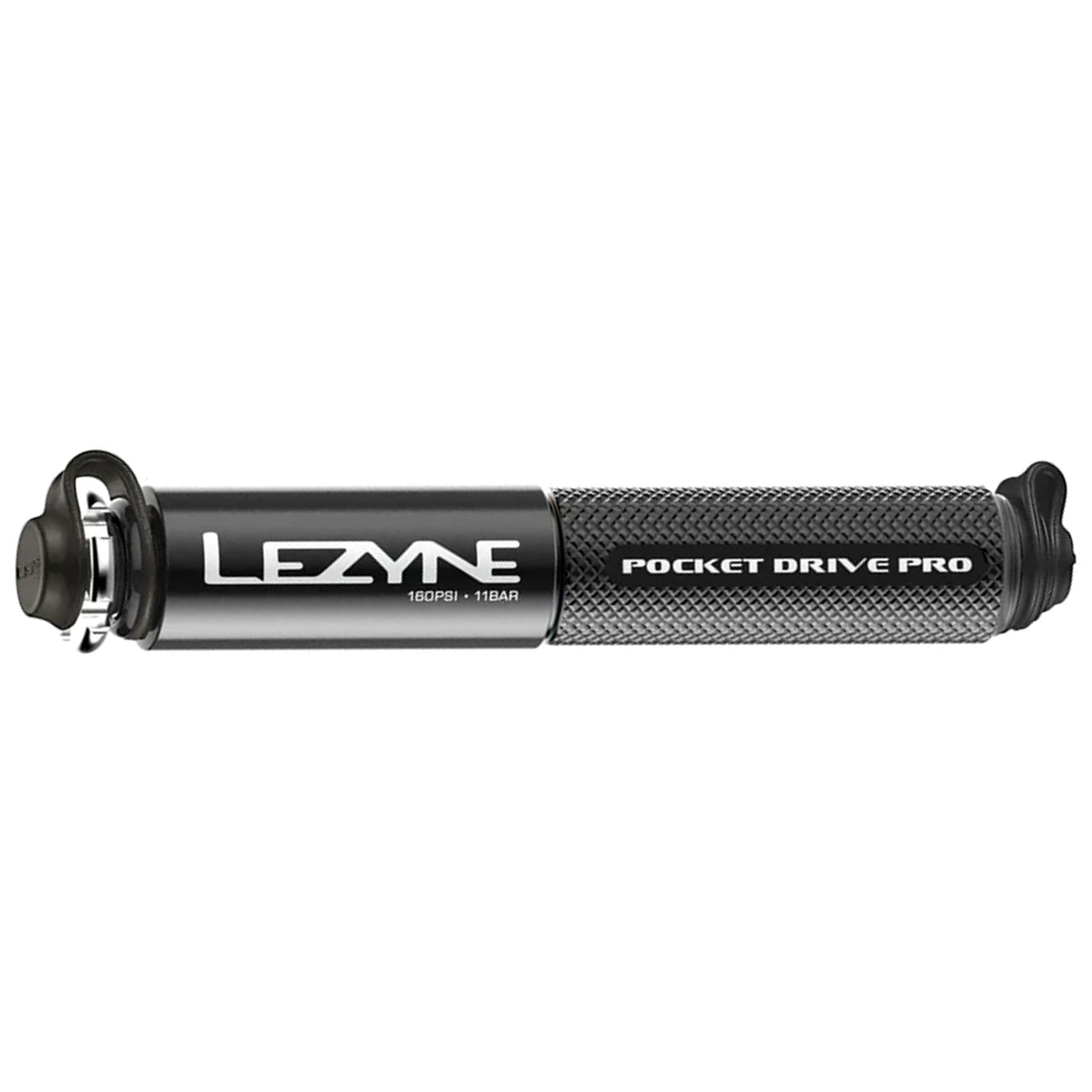 Lezyne Pocket Drive Pro Mini Pump - Aluminium 160psi Presta/Schrader W ...