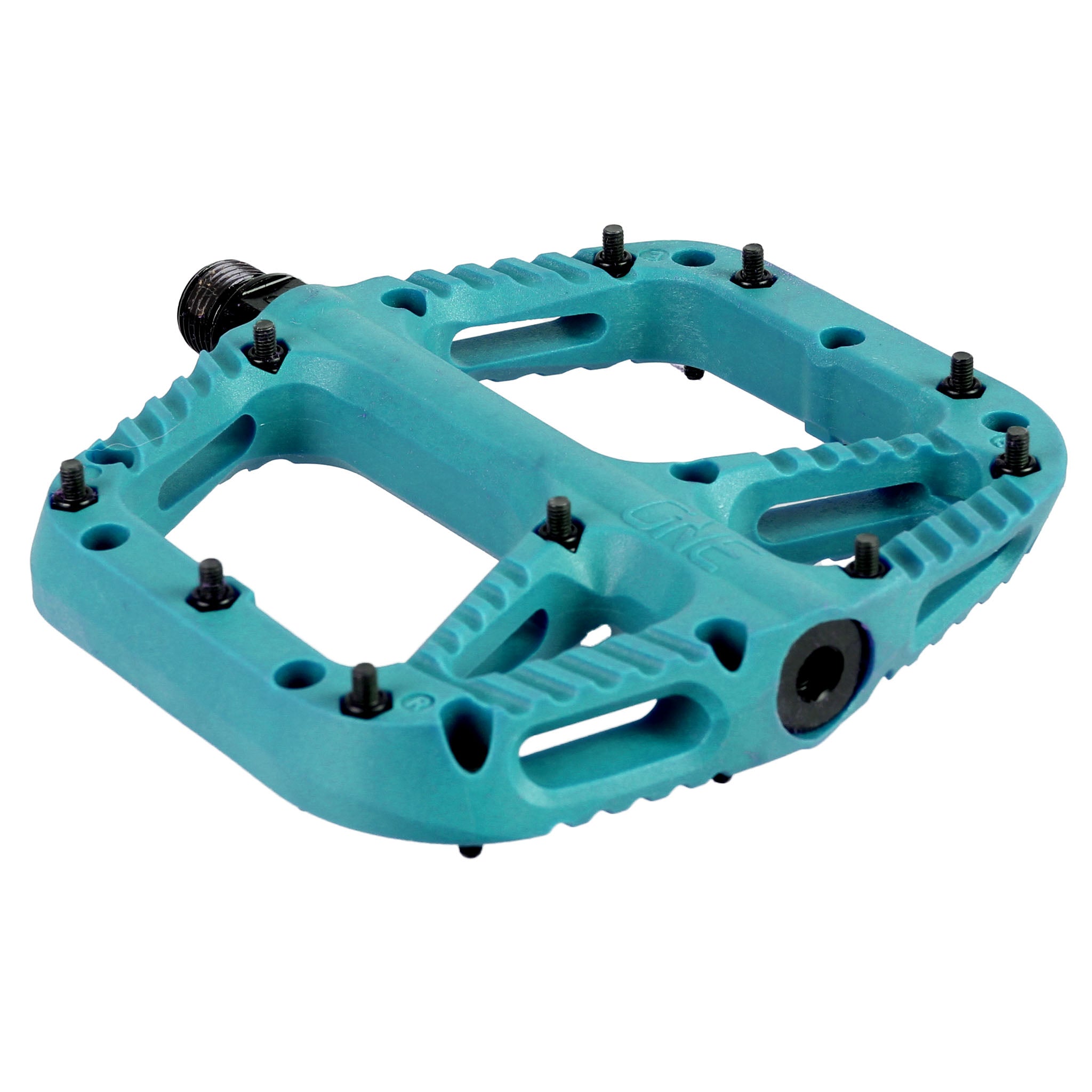 OneUp Components Comp Platform Pedals Turquoise – Howler Bike Park