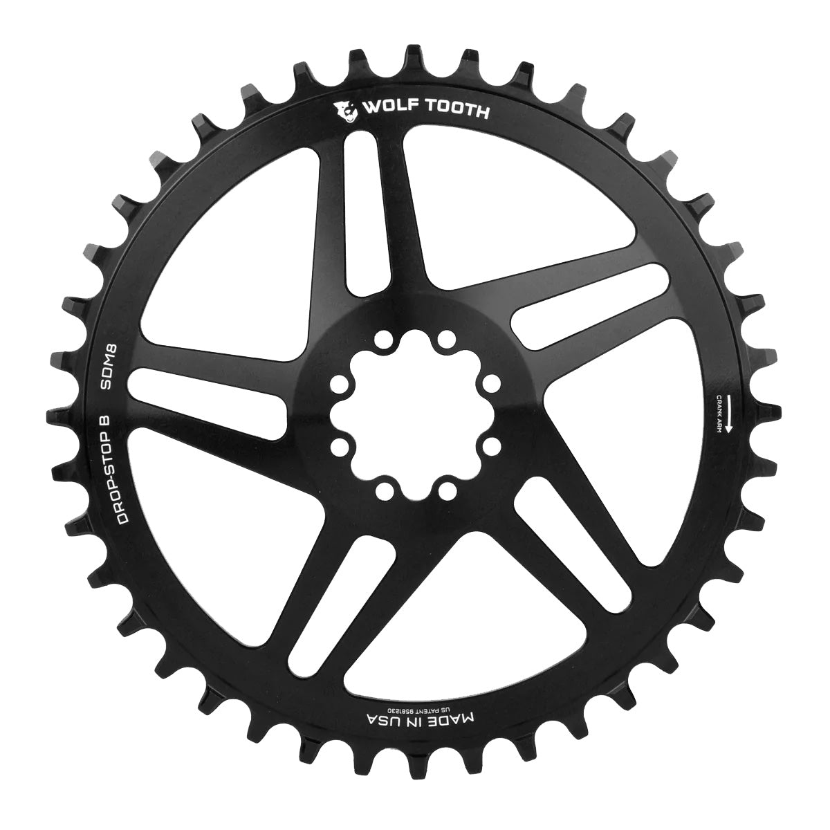 Wolf Tooth Direct Mount Chainring - 42t SRAM Direct Mount Drop-Stop B ...
