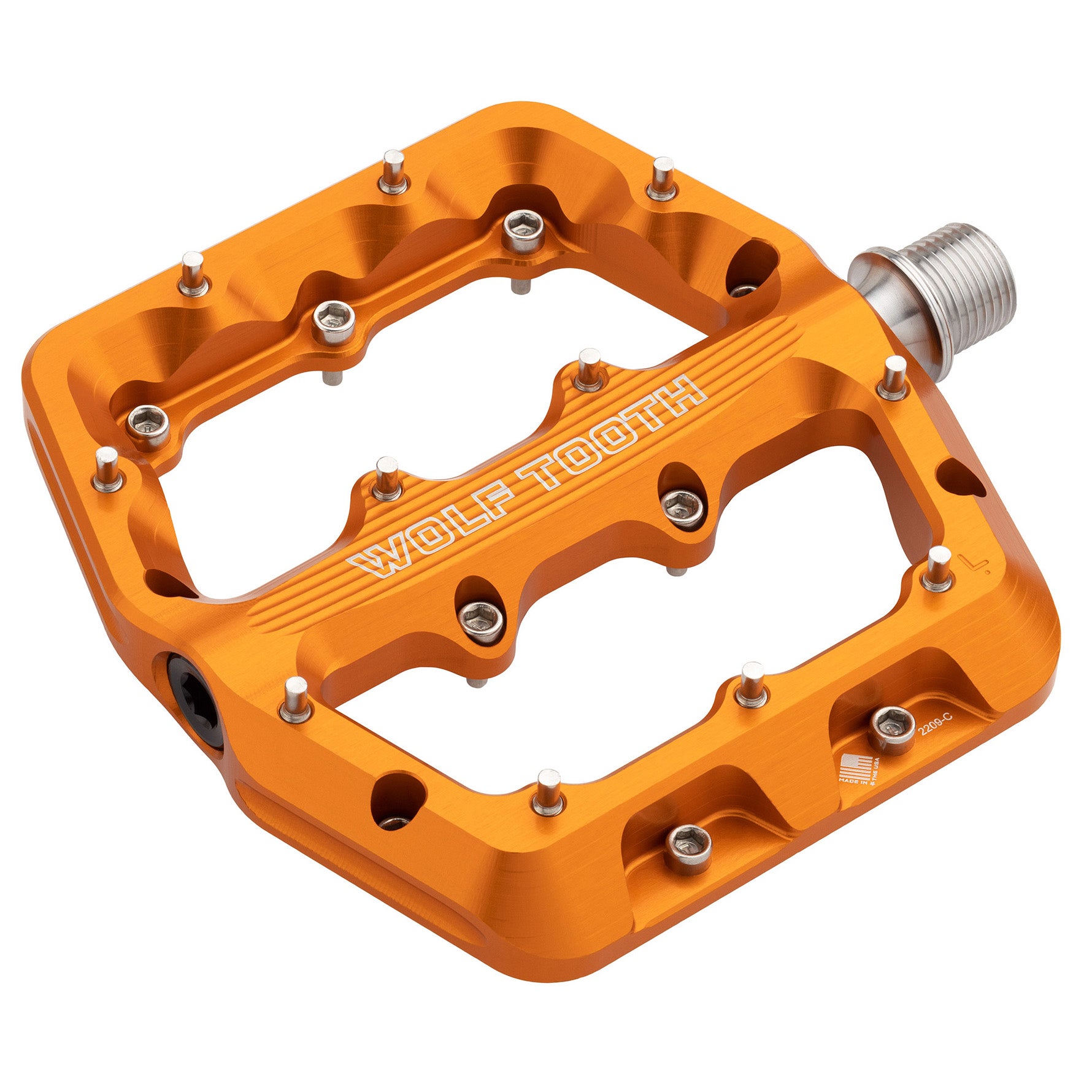 Wolf Tooth Components Waveform Platform Pedal Small - Orange – Howler ...
